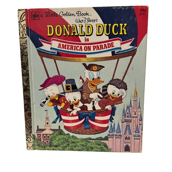 Little Golden Book | Other | Donald Duck America On Parade Little ...